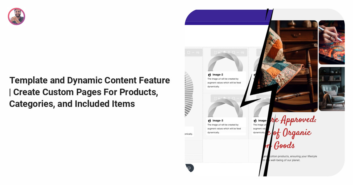 Template and Dynamic Content Feature | Create Custom Pages For Products ...