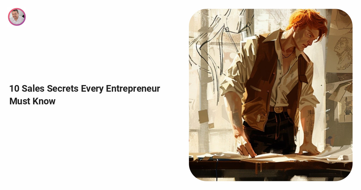 10 Sales Secrets Every Entrepreneur Must Know