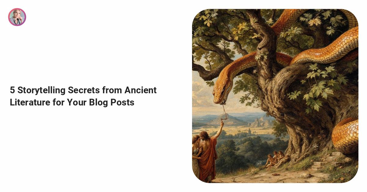 5 Storytelling Secrets from Ancient Literature for Your Blog Posts